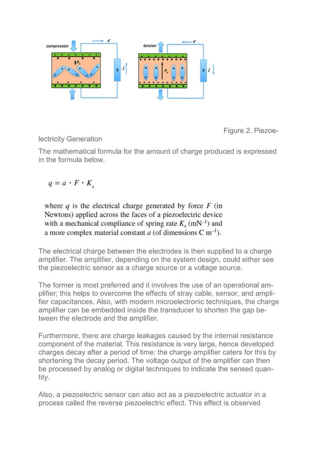 Comparing Strain gauges to Piezoelectric Sensors | PDF | Physics | Science