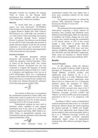 Comparing tactical behaviour of soccer players in 3 vs. 3 and 6vs. 6 in ...