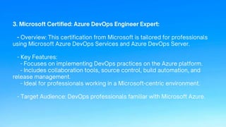 Comparing the Best DevOps Certification Programs Making the Right Choice.pptx | Computing ...