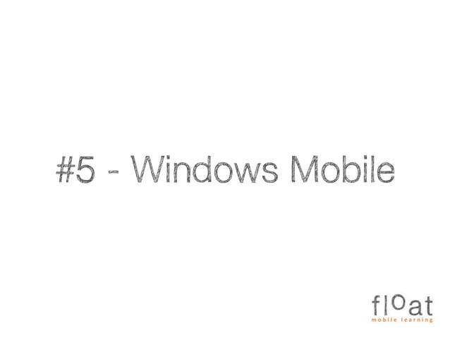 Comparing the Four Main Mobile OSes | PDF