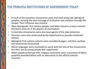 Comparing the policy of Aboriginal Assimilation in Australia, Canada ...
