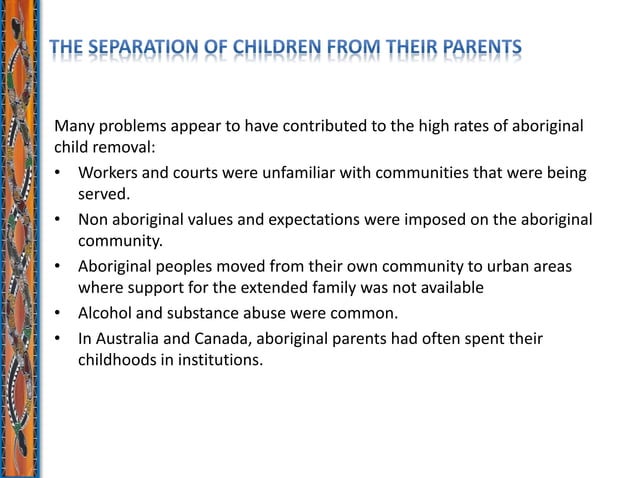 Comparing the policy of Aboriginal Assimilation in Australia, Canada ...
