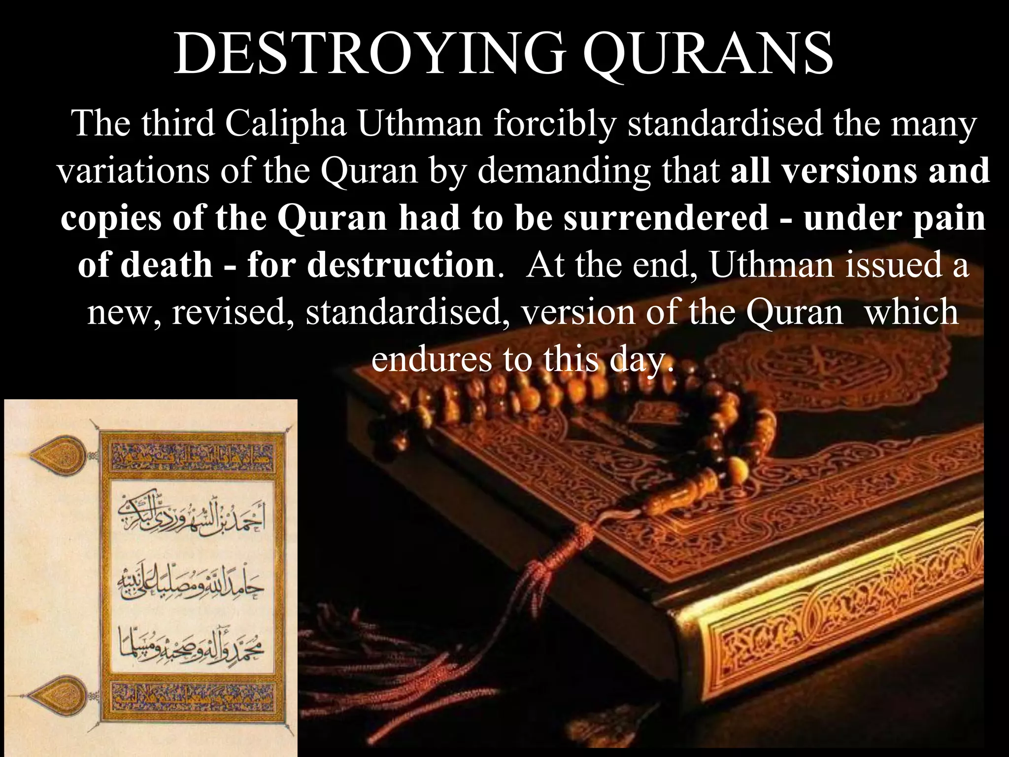 Comparing the quran with the Bible | PDF