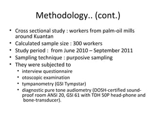 Comparing the sensitivity and specificity of various methods of PTA ...