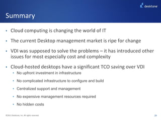 Comparing the TCO of Desktops | PDF