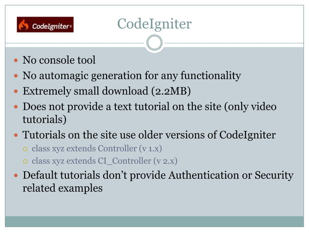 Comparing web frameworks | PPT | Free Download Comparing web frameworks | PPT | Free Download