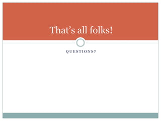 Comparing web frameworks | PPTX