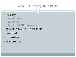 Comparing web frameworks | PPTX
