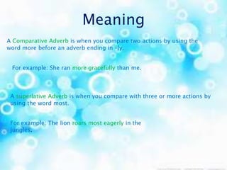 Comparing with adverbs | PPTX