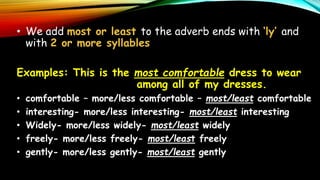 Comparing with adverbs | PPTX