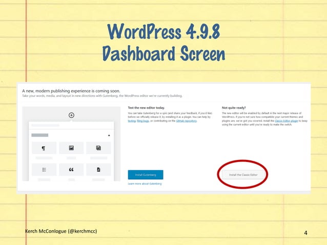 Gutenberg vs. Classic Editor in WordPress | PDF