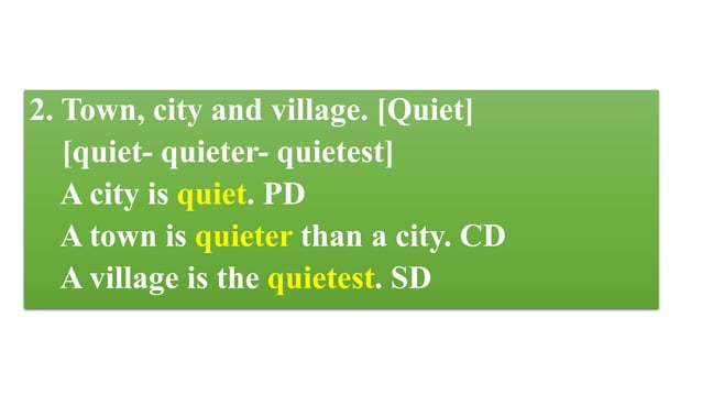 comparing objects 2 | PPT
