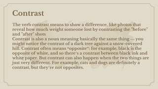 compariosn and contrast signal word.pdf | Books and Literature