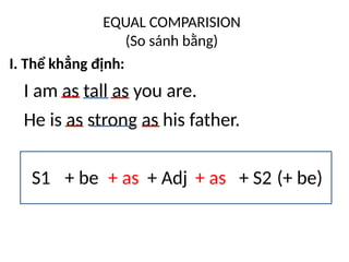 Comparison in English - Structure and Example | PPT