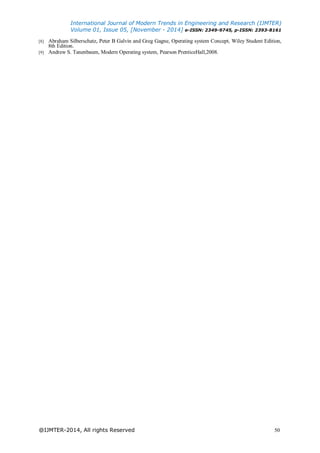 Comparision of different Round Robin Scheduling Algorithm using Dynamic Time Quantum | PDF