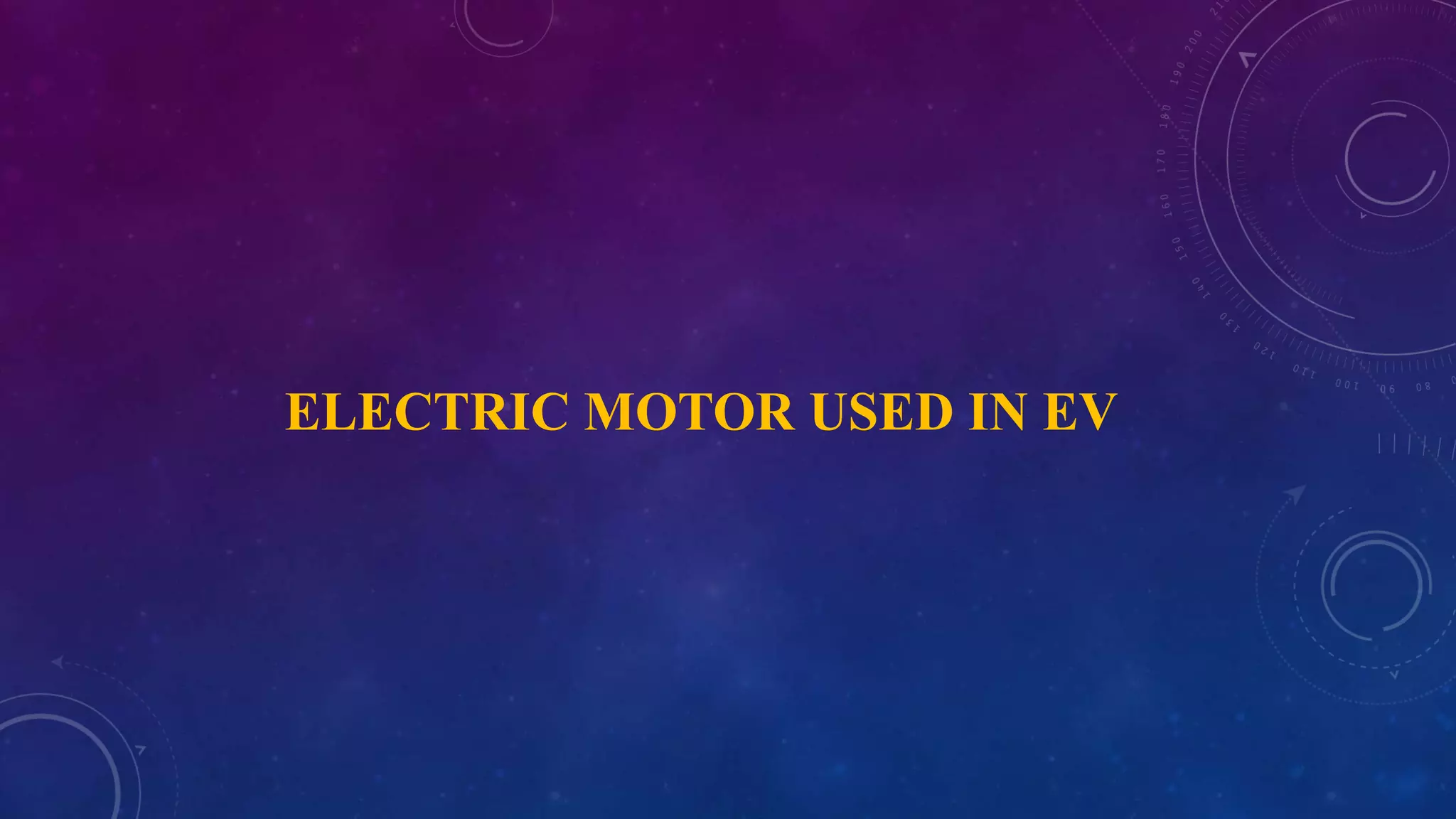 Comparison and analysis of electrical motor used in Electric Vehicles ...