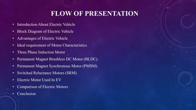 Comparison and analysis of electrical motor used in Electric Vehicles ...
