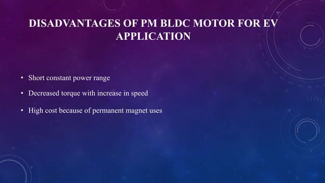 Comparison and analysis of electrical motor used in Electric Vehicles ...