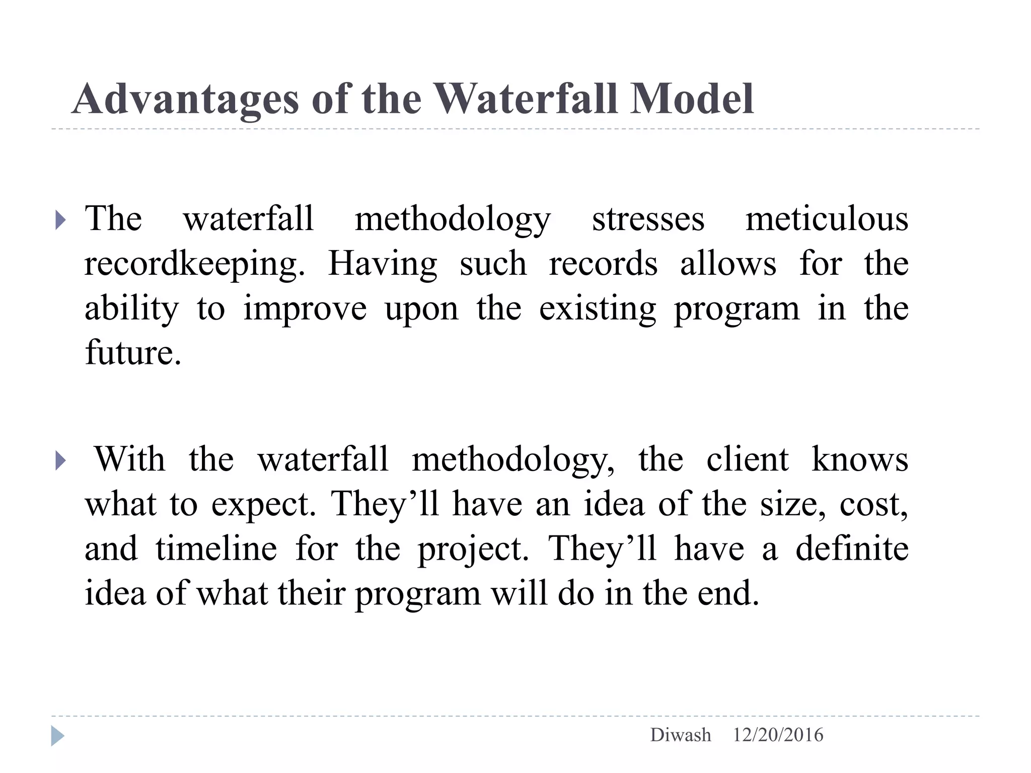 Comparision between waterfall model and agile model | PPT