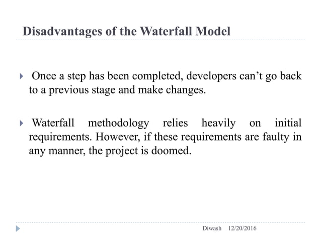Comparision between waterfall model and agile model | PPT