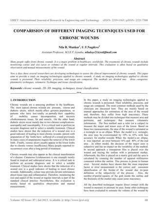 Comparision of different imaging techniques used for | PDF
