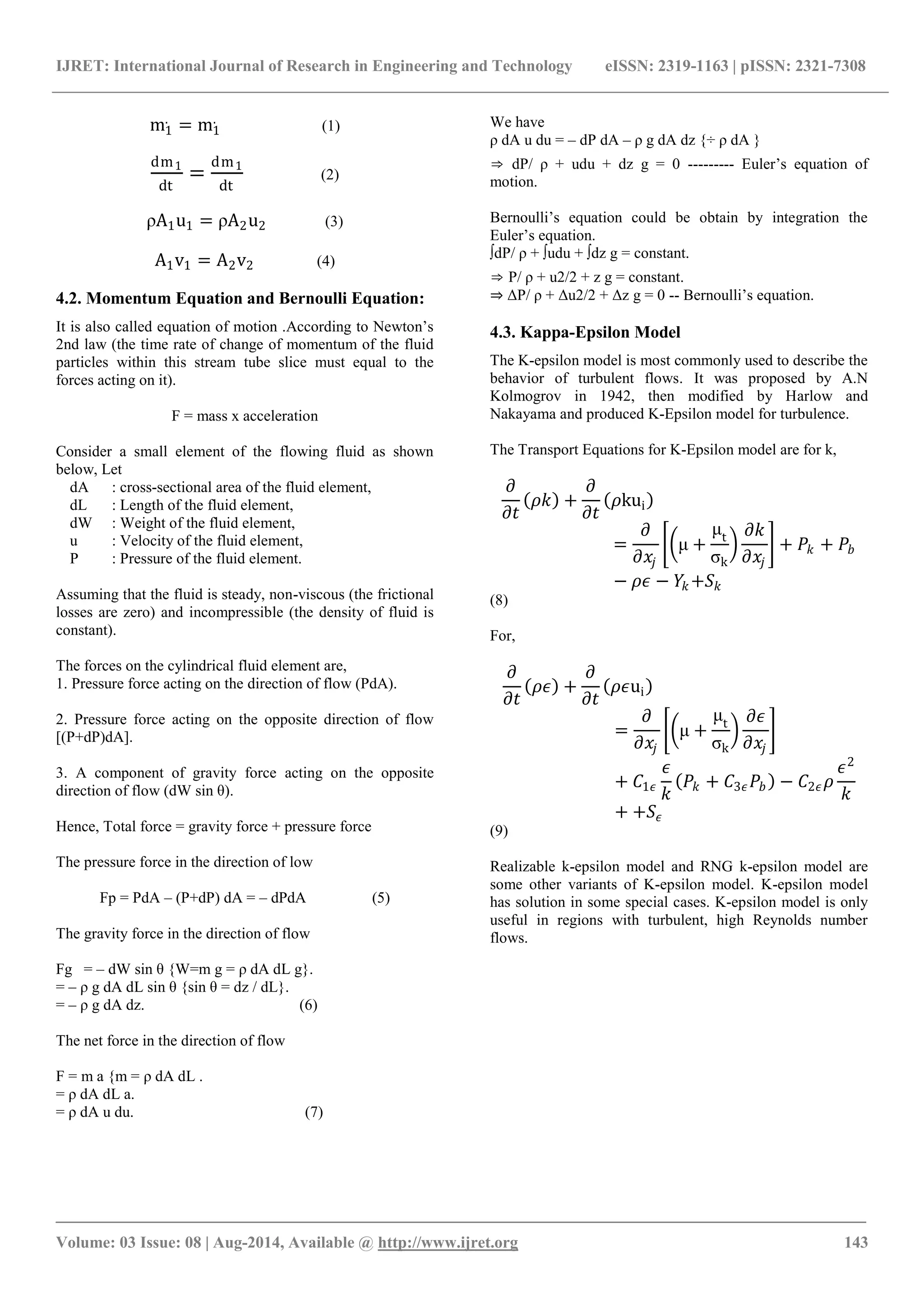 Comparision of flow analysis through a different geometry of flowmeters using fluent software ...