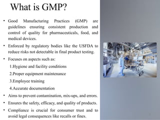 Comparision of GMP of USFDA with EMEA, WHO and PIC.pptx