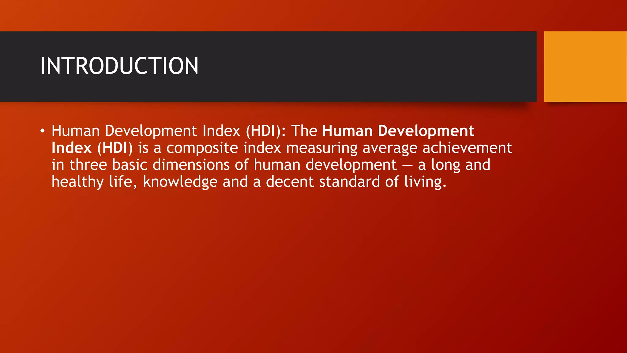 Comparison of high and low HDI in SEAR | PPTX