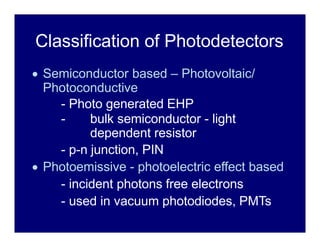 COMPARISION OF PHOTODETECTORS.pptx