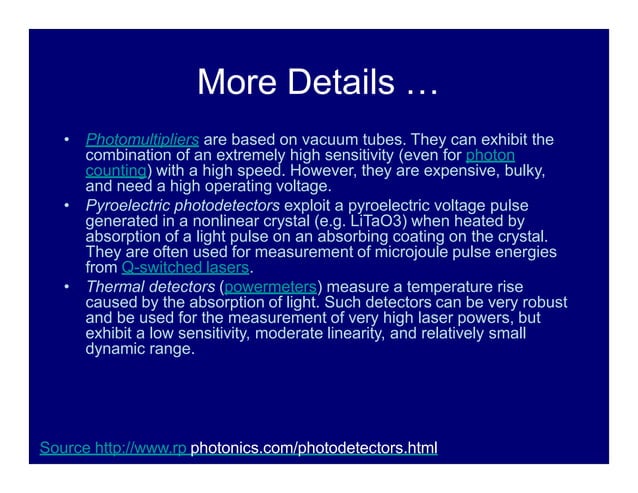 COMPARISION OF PHOTODETECTORS.pptx