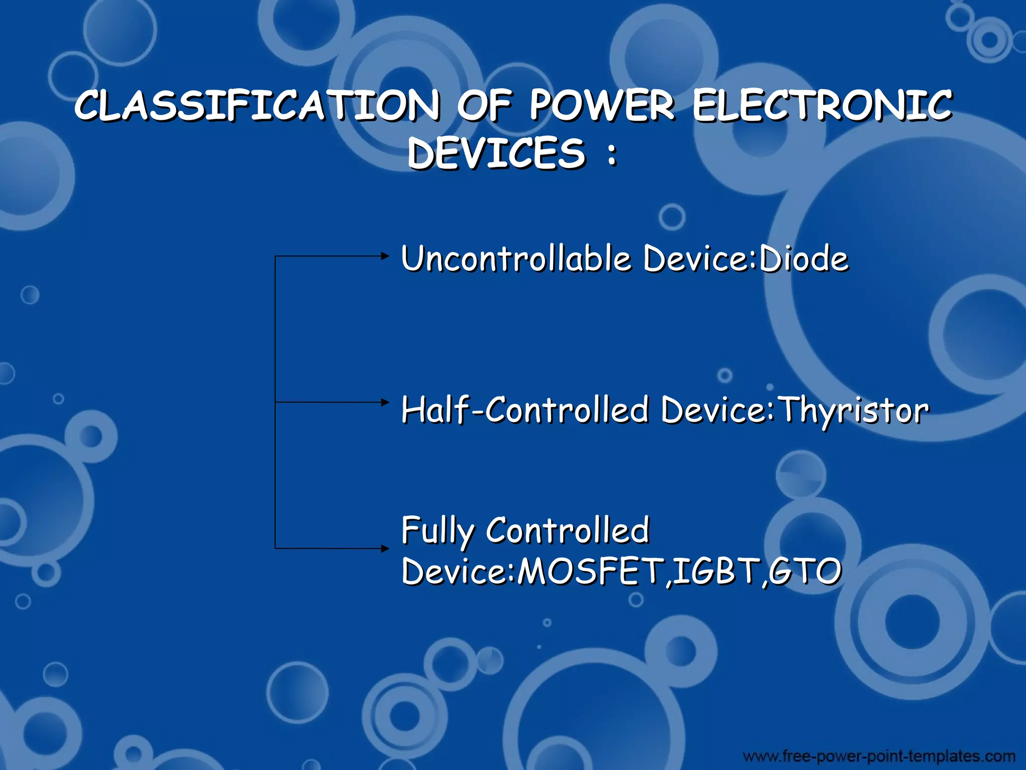 Comparision of power electronic devices | PPT