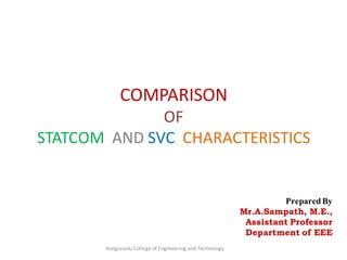 Comparision of svc and statcom | PDF