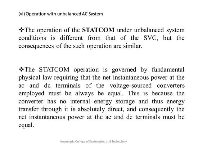 Comparision of svc and statcom | PDF | Computer Software and Applications | Computing