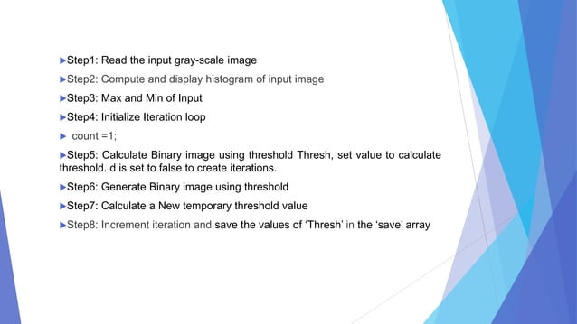 Comparison of thresholding methods | PDF | Photo Editing Software ...