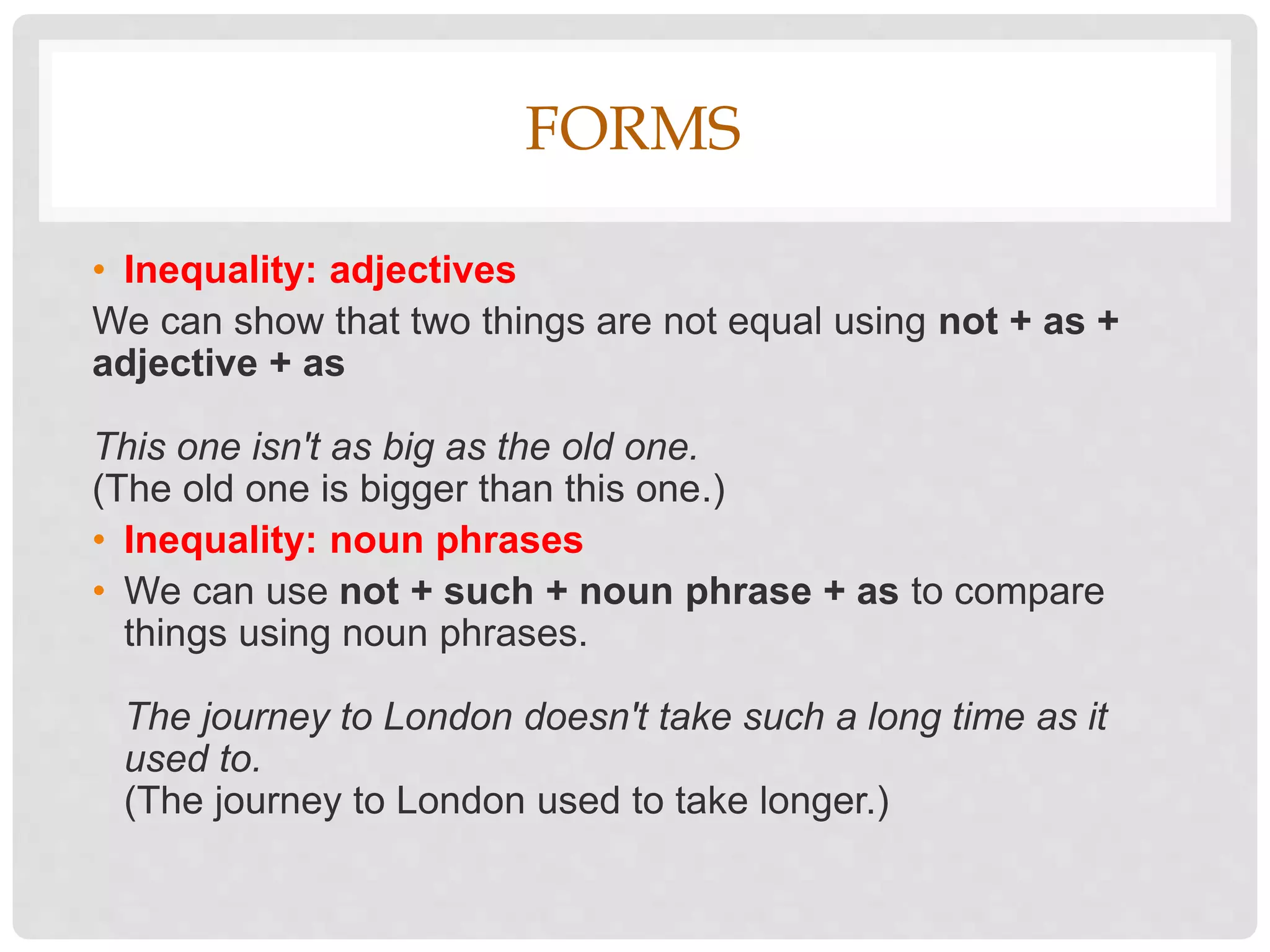 Comparisions as –as | PPTX