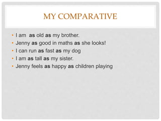 Comparisions as –as | PPTX