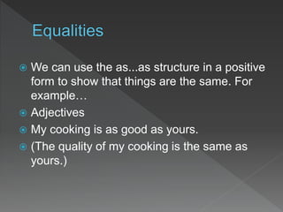 Comparisions using "as... as" | PPTX