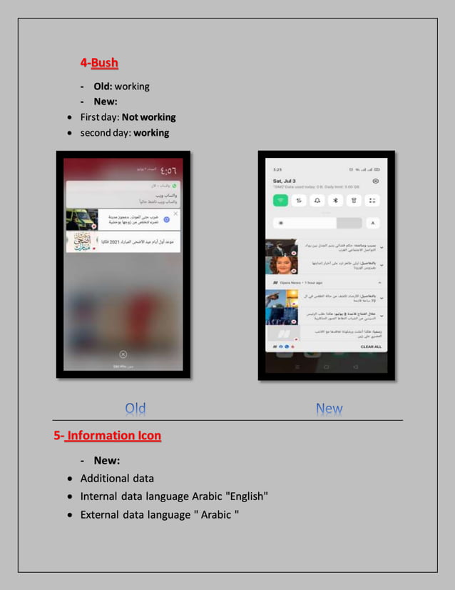 Comparison of The old and New versions of Opera App | DOCX | Computing ...