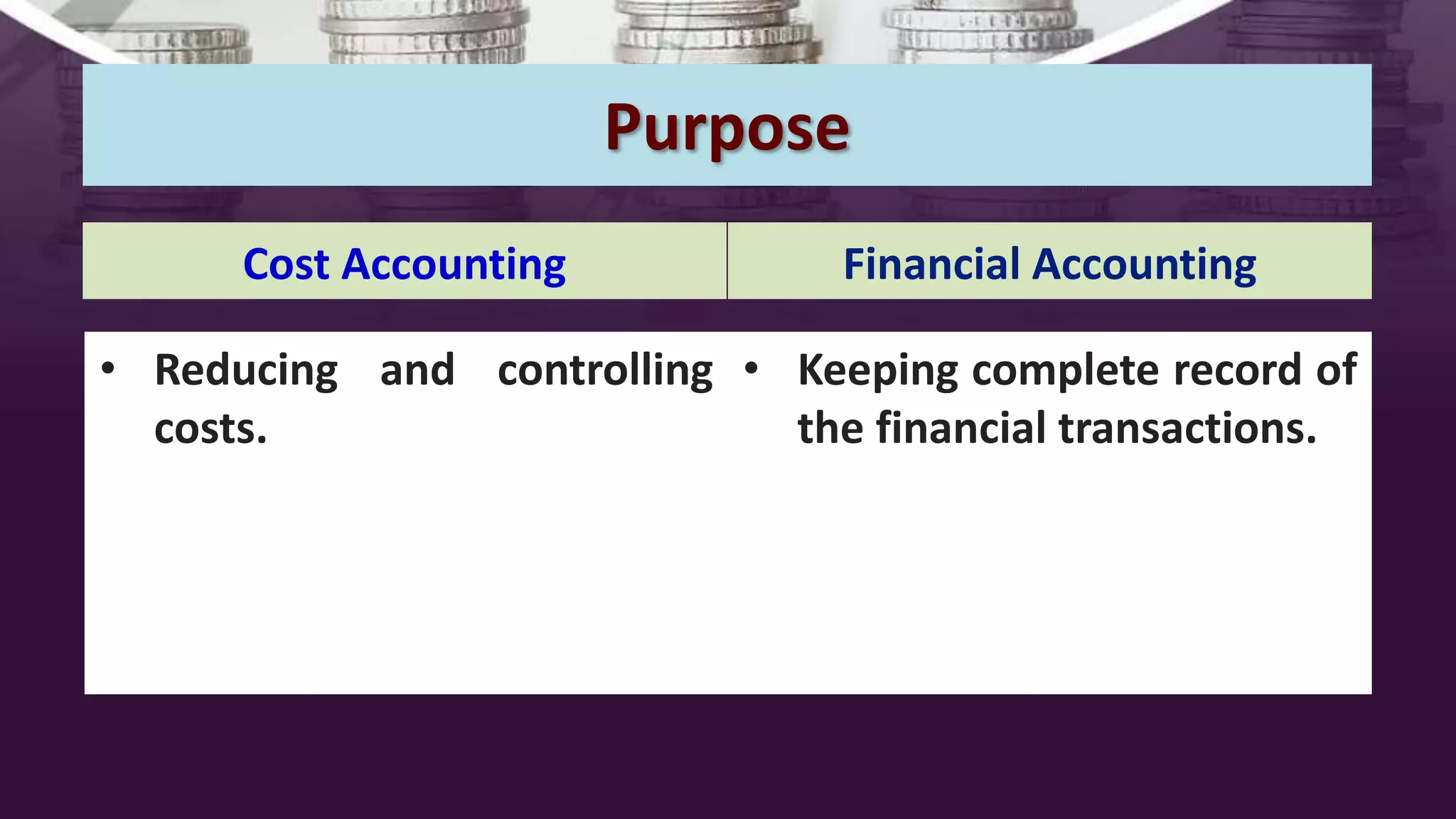 Comparison between cost Accounting and Financial Accounting.pptx
