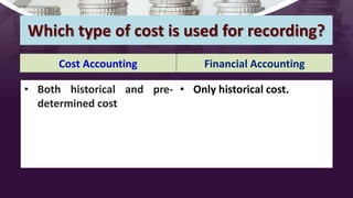 Comparison between cost Accounting and Financial Accounting.pptx