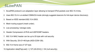 Comparison between-ipv6-and-6 lowpan | PPTX