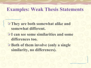 Comparison contrast essay | PPTX
