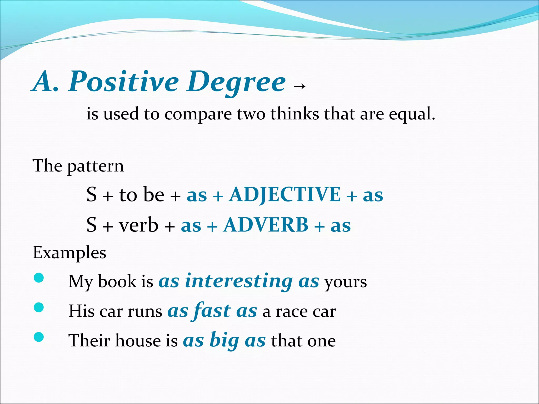 Comparison degree | PPT