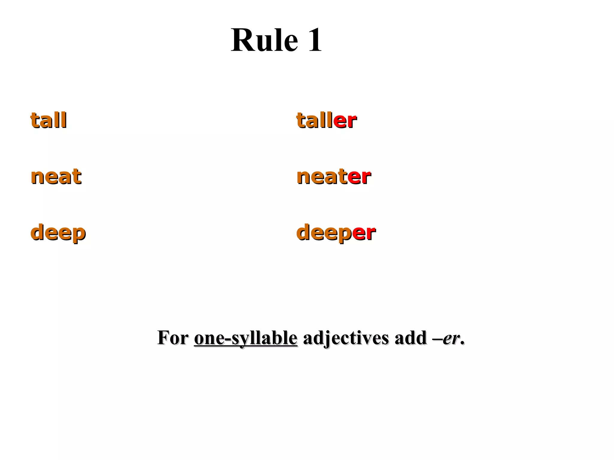 Comparison explanation&practice | PPT