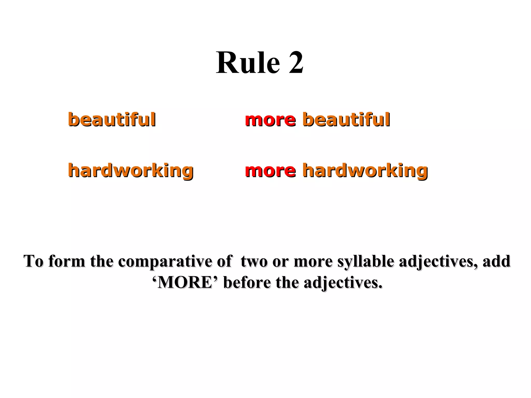 Comparison explanation&practice | PPT