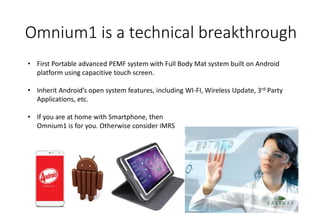 PEMF iMRS vs Omnium1 System | PDF | Computer Peripherals | Computing