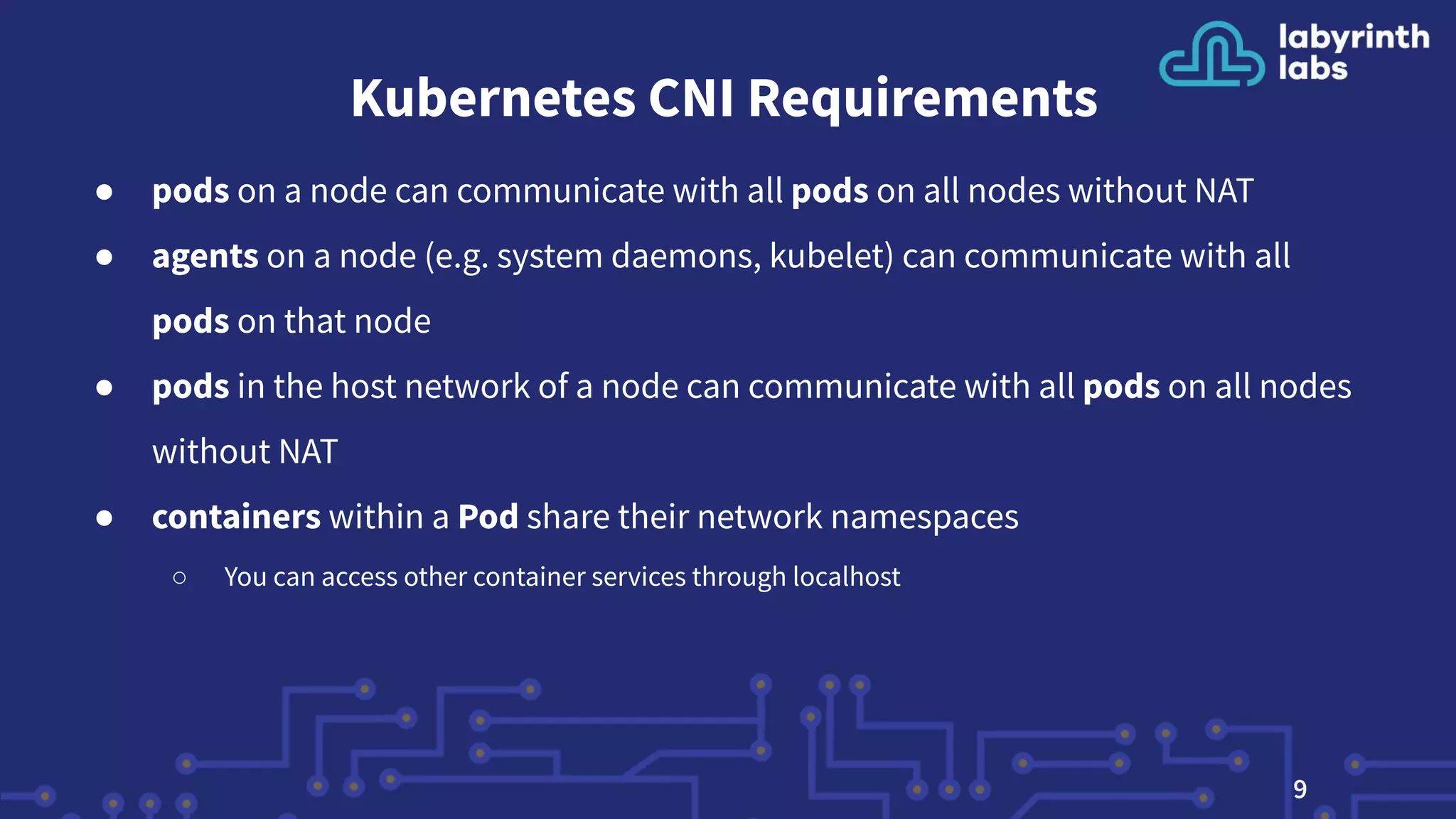 4. CNCF kubernetes Comparison of-existing-cni-plugins-for-kubernetes | PDF