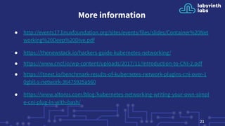 4. CNCF kubernetes Comparison of-existing-cni-plugins-for-kubernetes | PDF