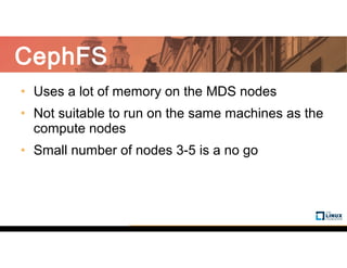 Comparison of-foss-distributed-storage | PPT