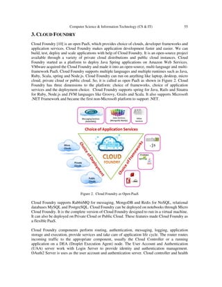 Comparison of open source paas architectural components | PDF | Cloud Computing | Internet